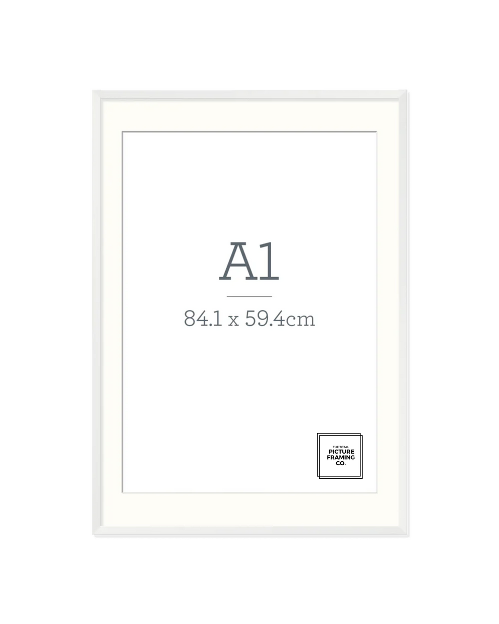 White Wooden Picture Frame for A1 Size Artwork – My Store