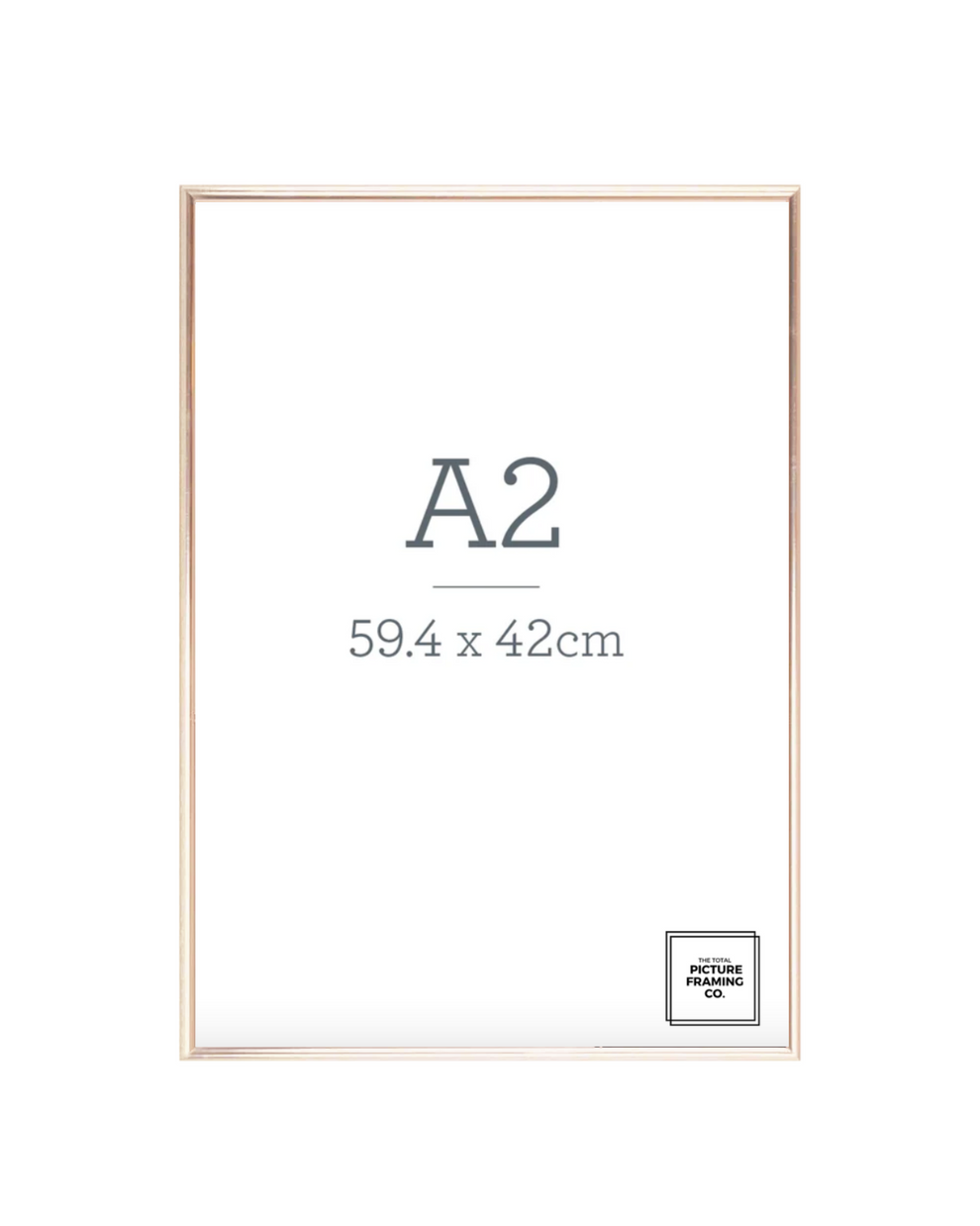 Gold Wooden Picture Frame for A2 Size Artwork – My Store